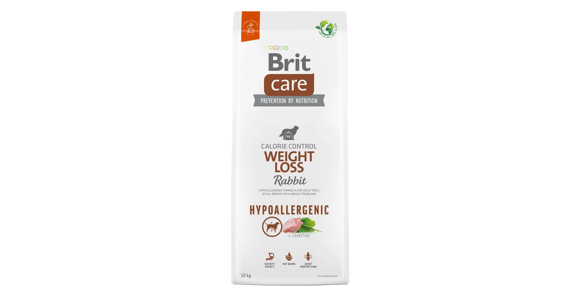 BRIT Care Kutyatáp - Hypoallergenic Adult Weight Loss Rabbit & Rice 3kg ...