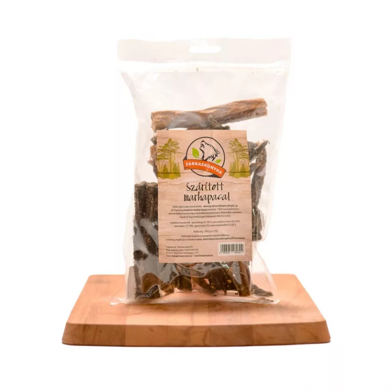 FARKASKONYHA Kutya jutalomfalat - Marha Pacal Szárított 250g ...